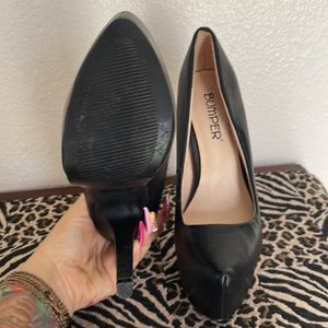 Bumper | Shoes | Black Stiletto Heels | Poshmark